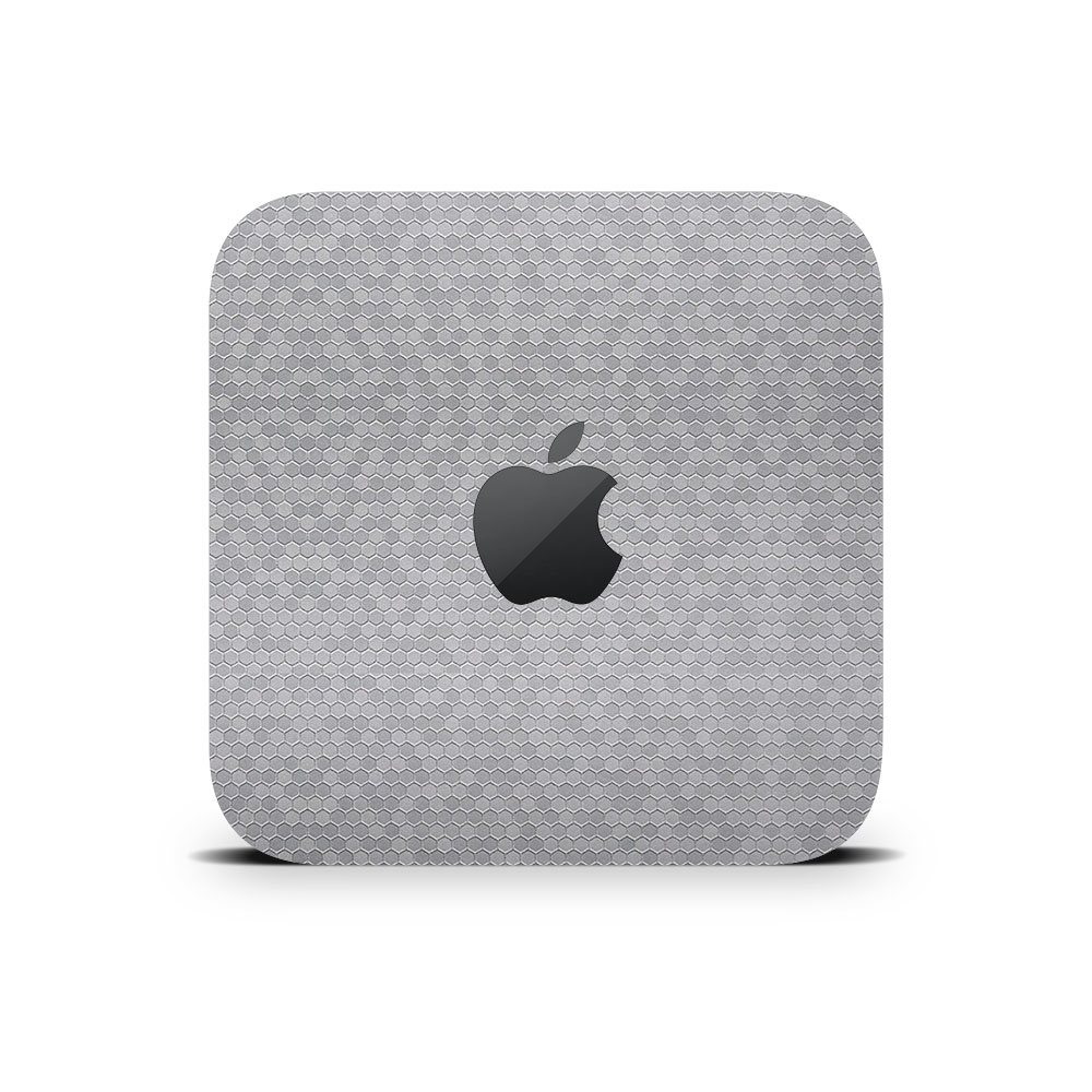 Mac Mini M1 Honeycomb Silver Skin - WrapitSkin The Ultimate Protection!