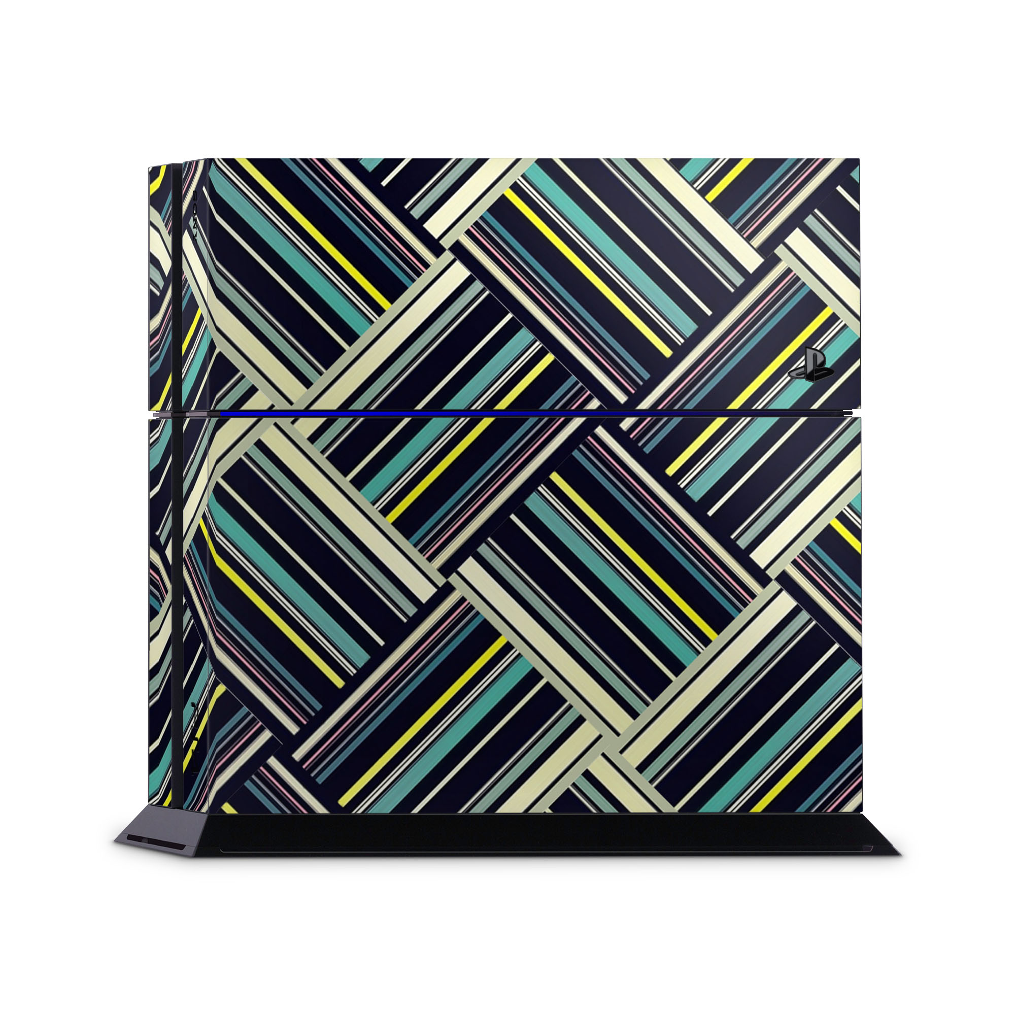 Playstation 4 Striped Abstract Skin - WrapitSkin The Ultimate Protection!