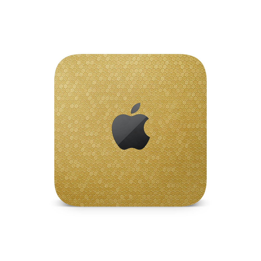 Mac Studio Honeycomb Gold Skin - WrapitSkin The Ultimate Protection!