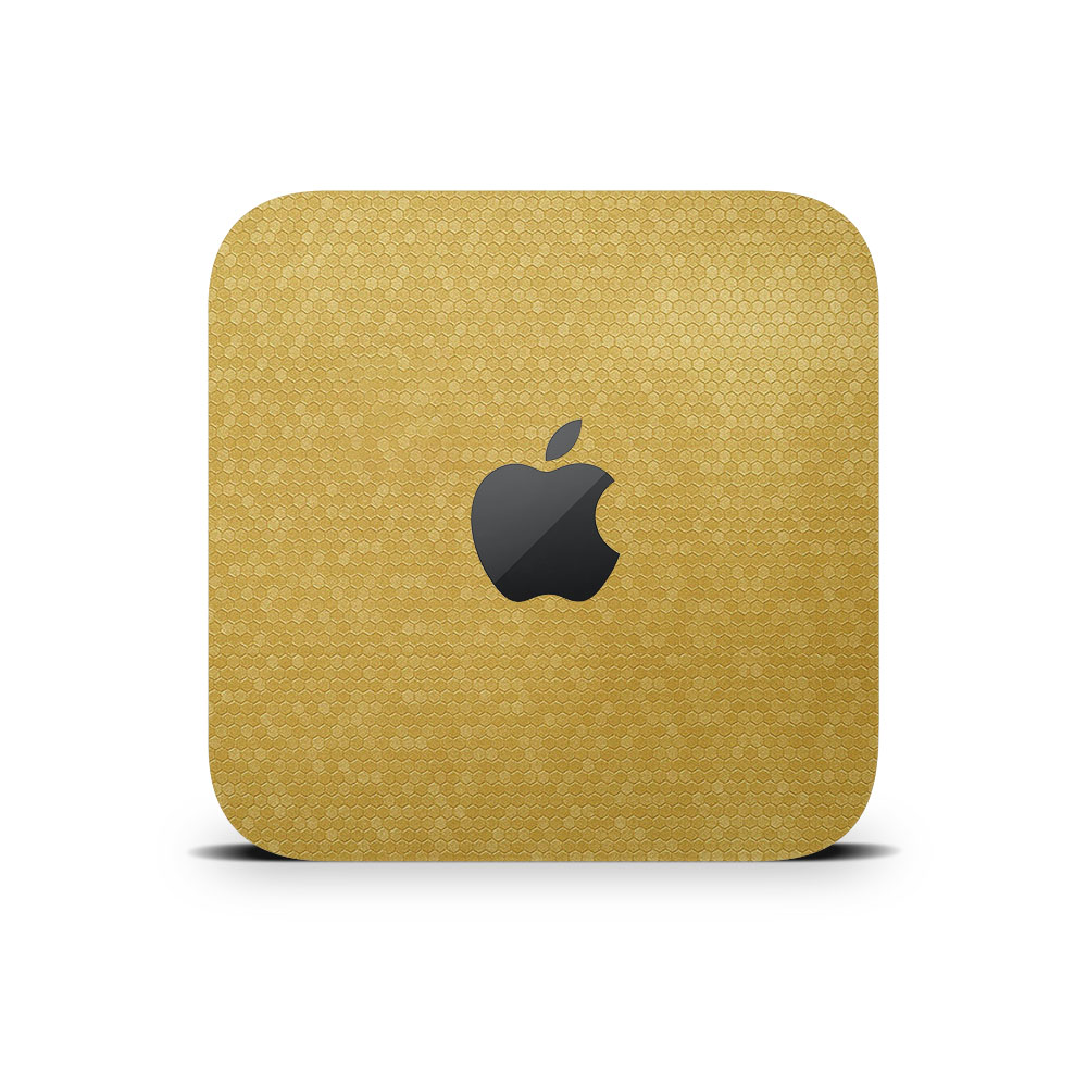 Mac Mini M1 Honeycomb Gold Skin - WrapitSkin The Ultimate Protection!