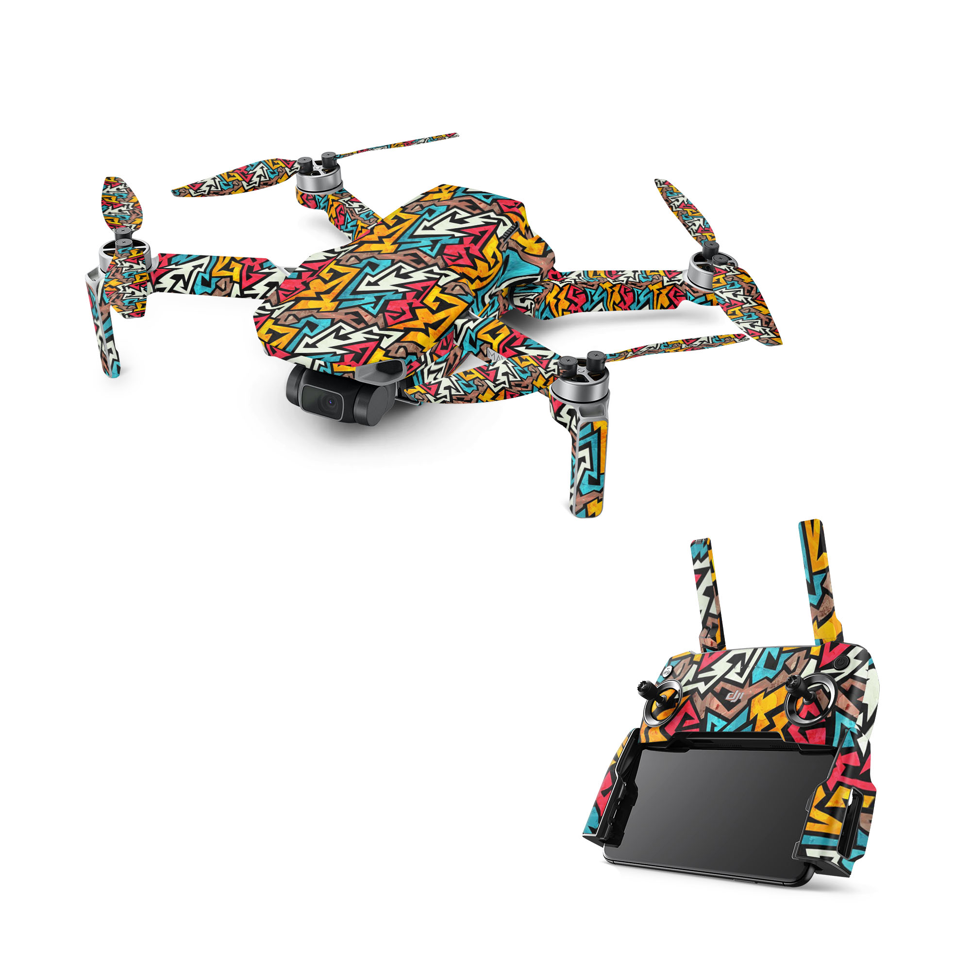 DJI Mavic Mini Music Maze Skin - WrapitSkin The Ultimate Protection!