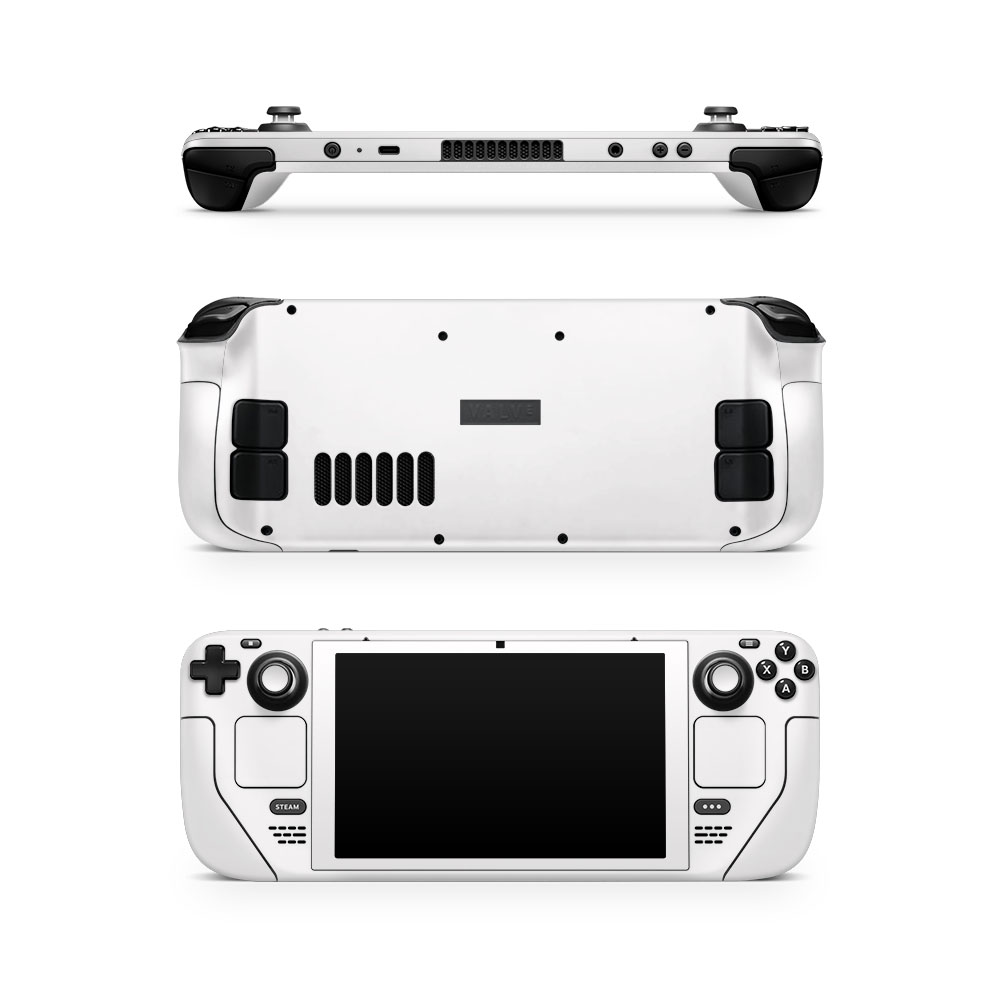 Steam Deck Matte White Skin - WrapitSkin The Ultimate Protection!