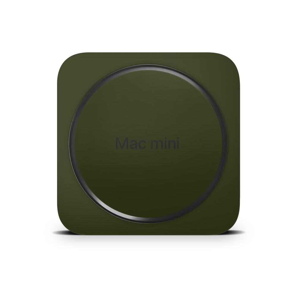 Mac Mini M1 Matte Military Green Skin - WrapitSkin The Ultimate Protection!