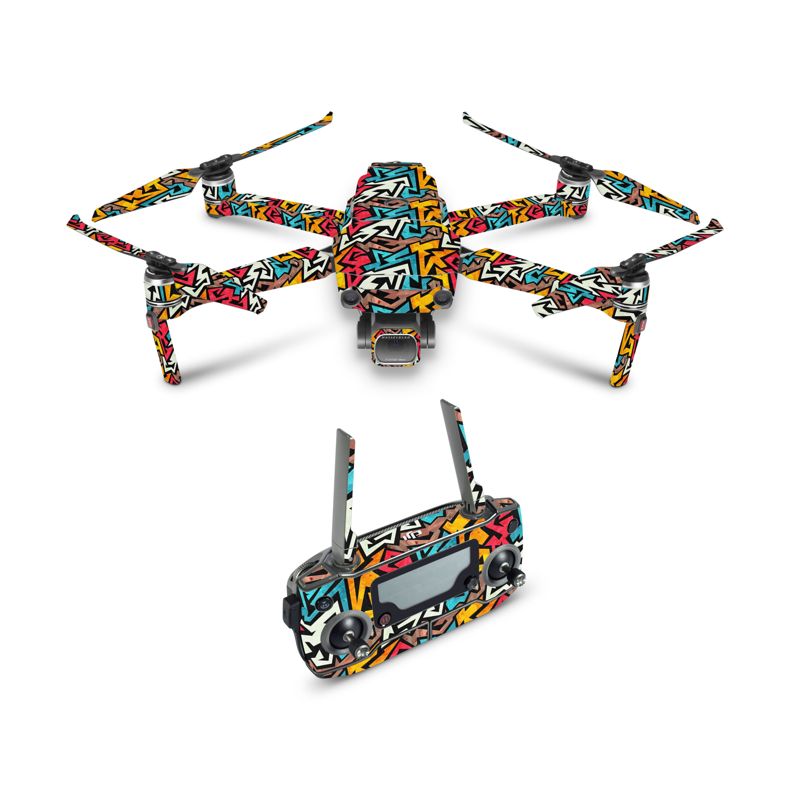 DJI Mavic 2 Pro Music Maze Skin - WrapitSkin The Ultimate Protection!