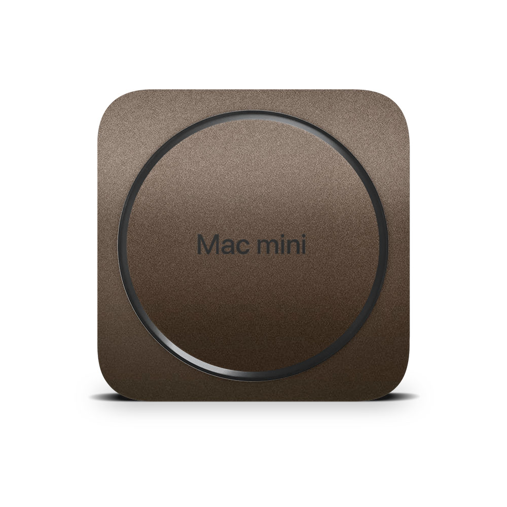 Mac Mini M2 Matte Brown Metallic Skin - WrapitSkin The Ultimate Protection!