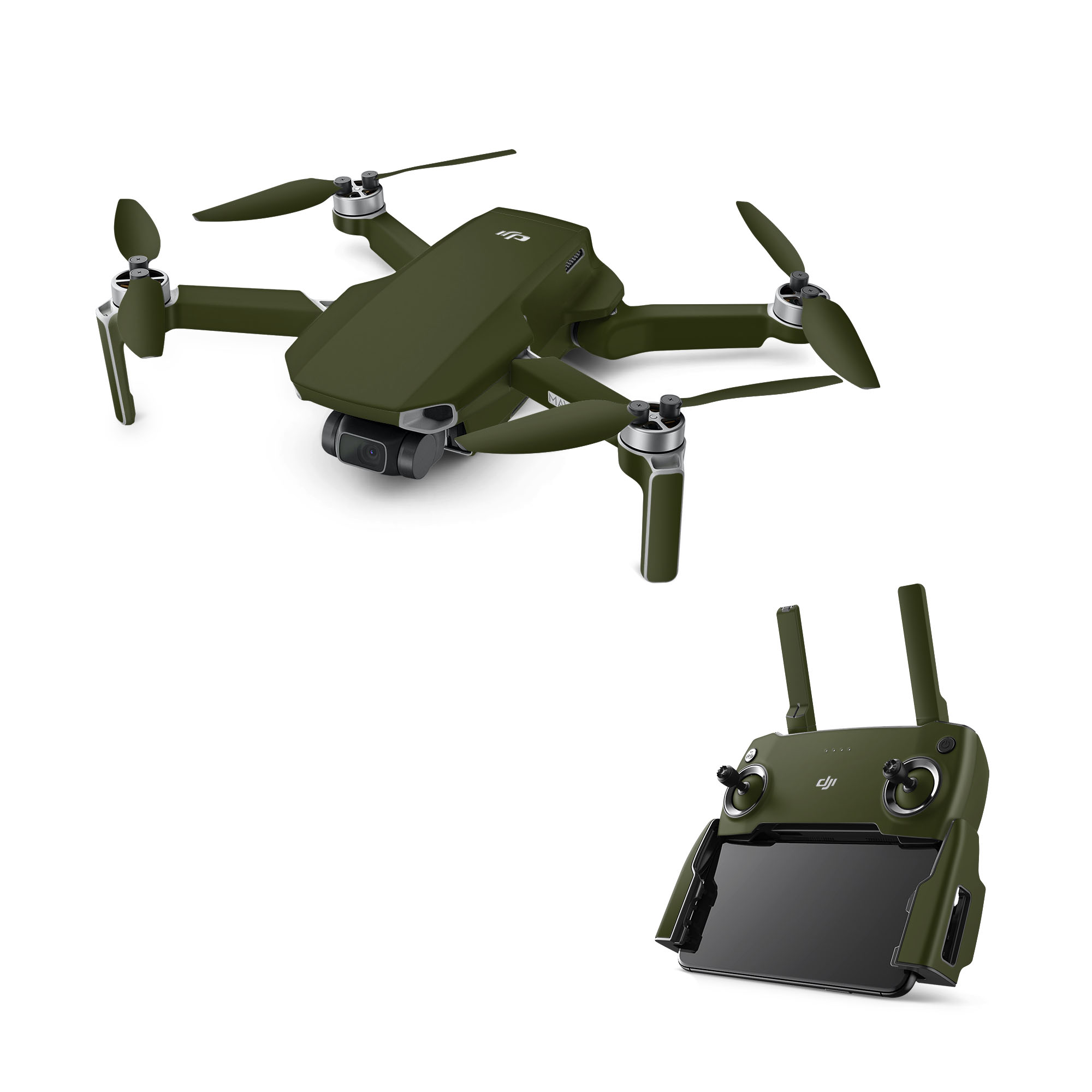 DJI Mavic Mini Matte Military Green Skin - WrapitSkin The Ultimate ...