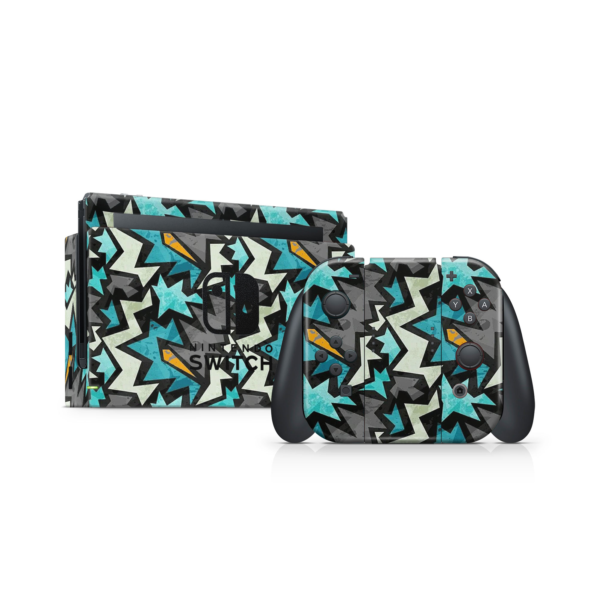Nintendo Switch Graffiti Harmony Skin - WrapitSkin The Ultimate Protection!
