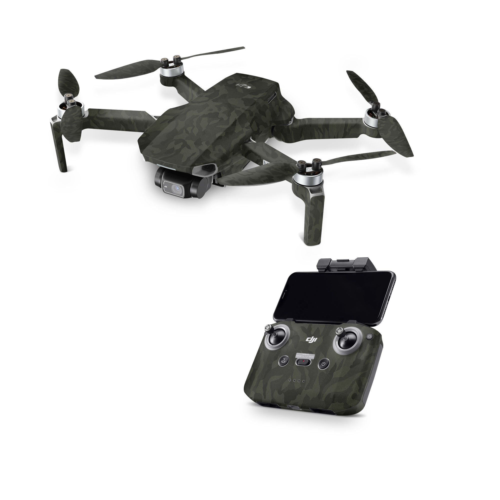 DJI Mavic Mini 2 Camo Green Skin - WrapitSkin The Ultimate Protection!