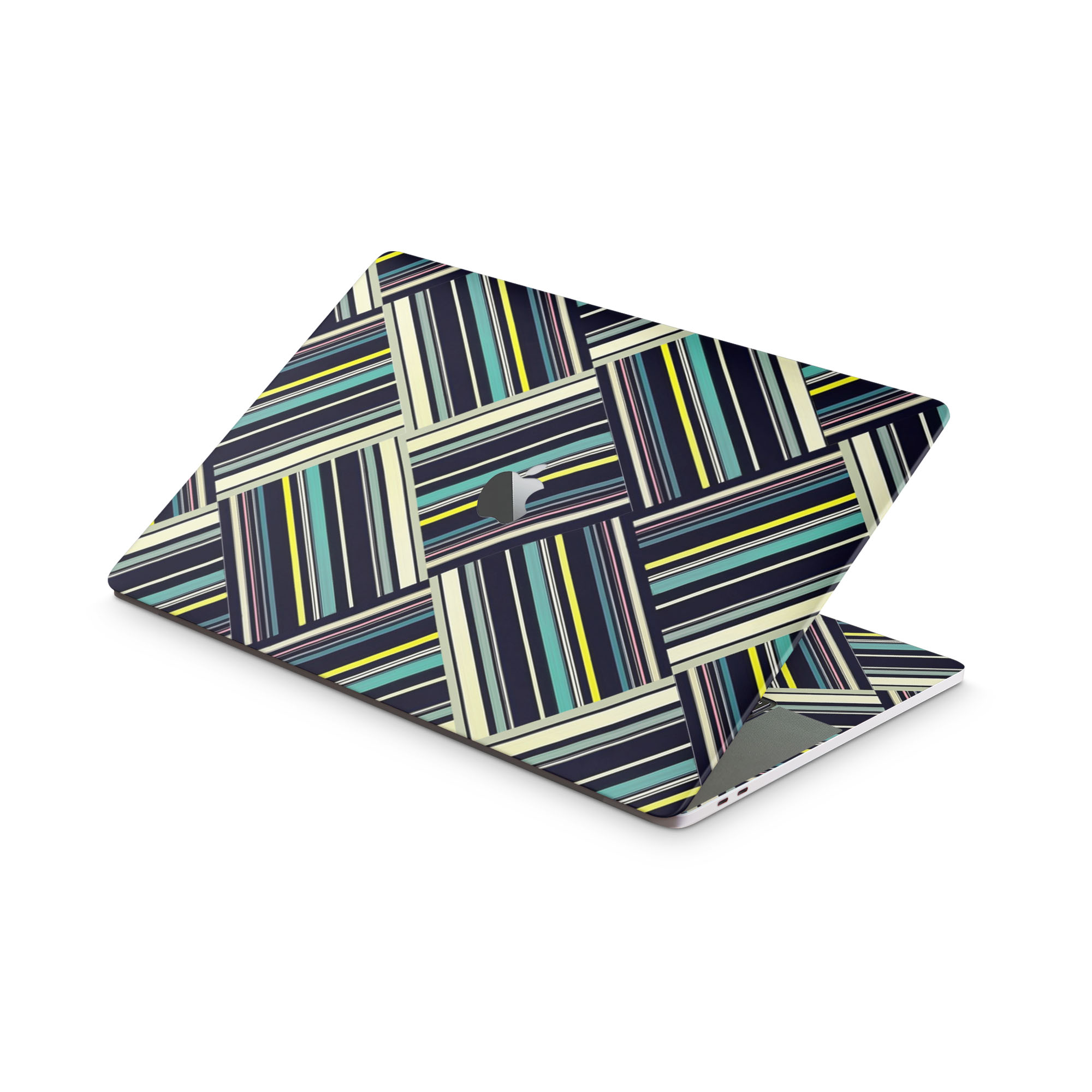 Macbook Pro 15'' (2018-2019) Striped Abstract Skin - WrapitSkin The ...