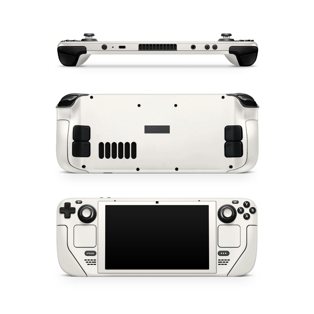 Steam Deck Pearl White Skin - WrapitSkin The Ultimate Protection!