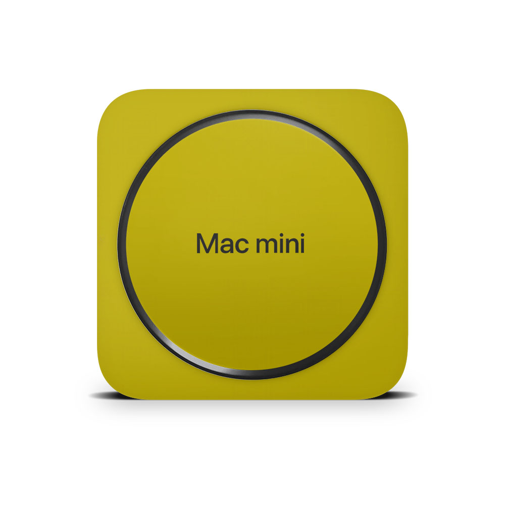 Mac Mini M1 Bitter Yellow Skin - WrapitSkin The Ultimate Protection!