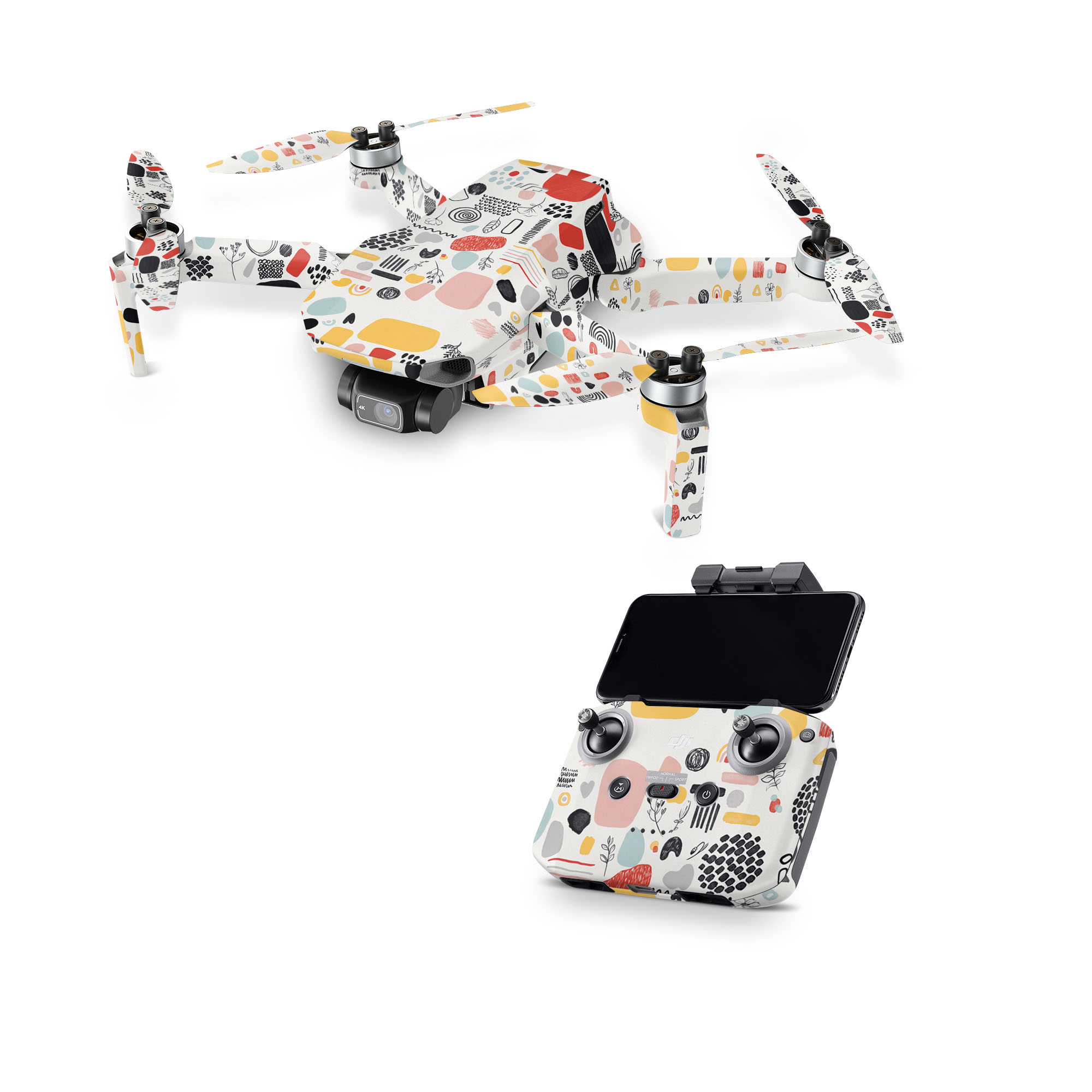 DJI Mavic Mini 2 Mystical Shapes Art Skin - WrapitSkin The Ultimate ...