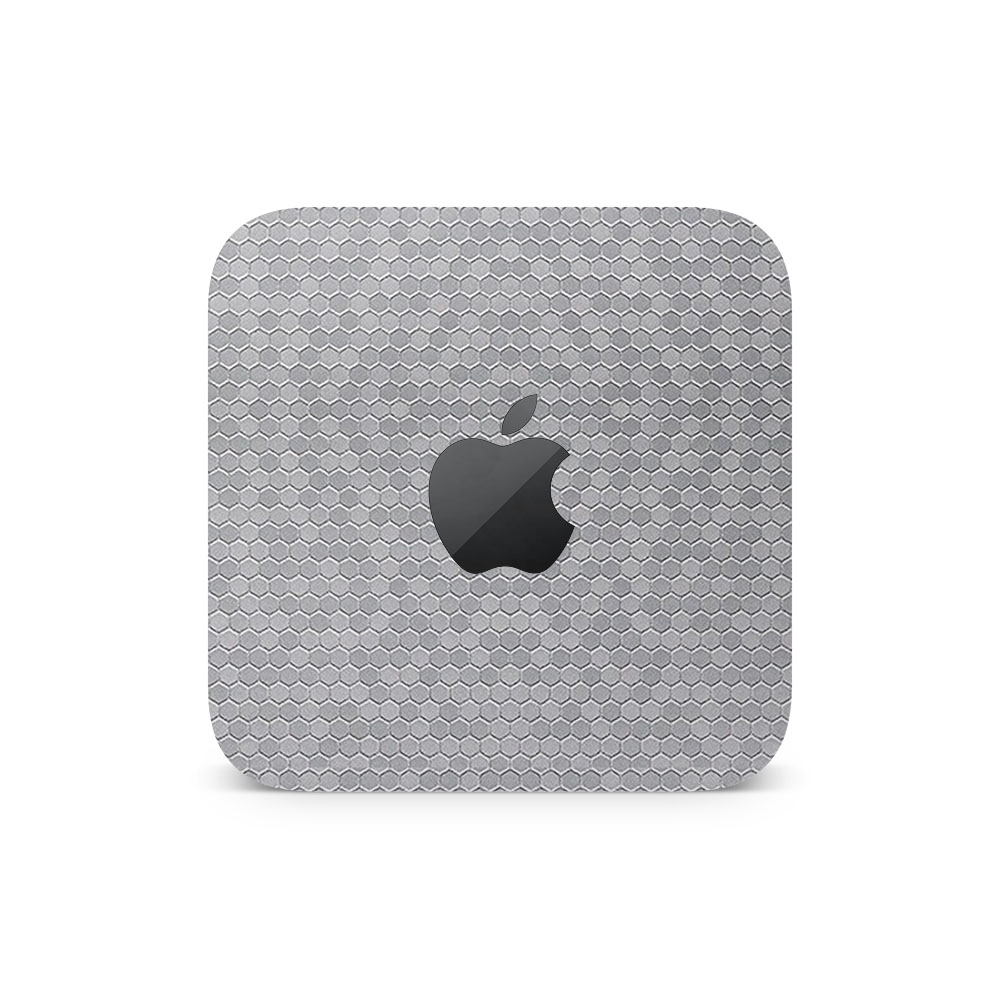 Mac Studio Honeycomb Silver Skin - WrapitSkin The Ultimate Protection!