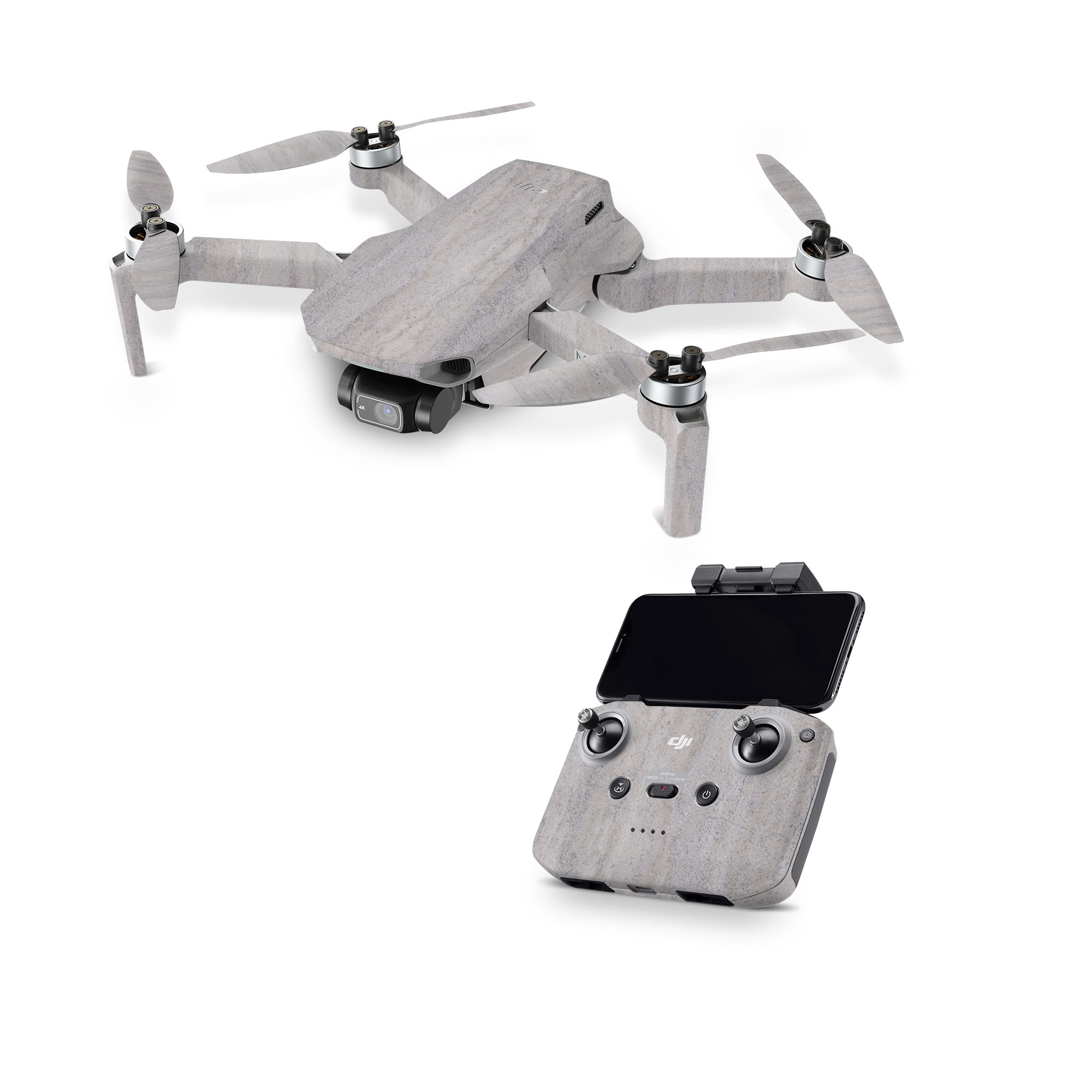 DJI Mavic Mini 2 Concrete Skin - WrapitSkin The Ultimate Protection!