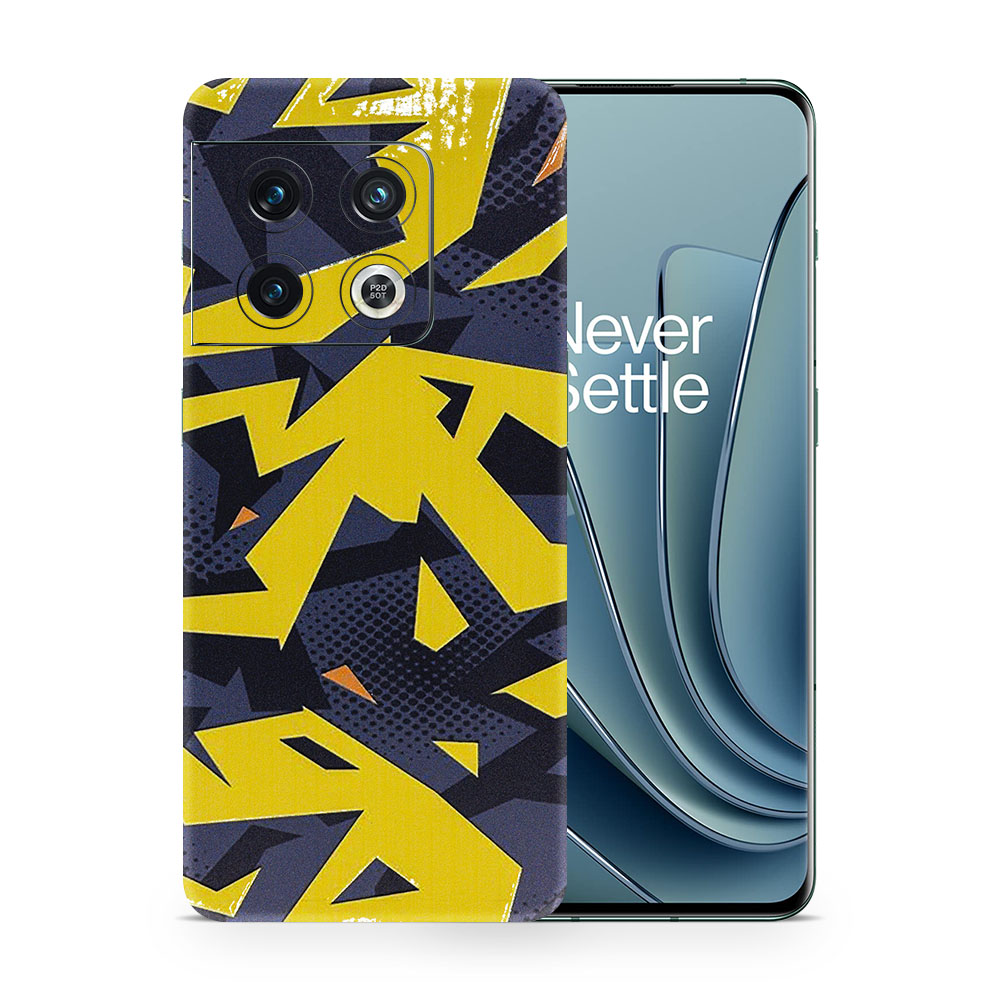 OnePlus 10 Pro Abstract Yellow 3D Skin - WrapitSkin The Ultimate ...