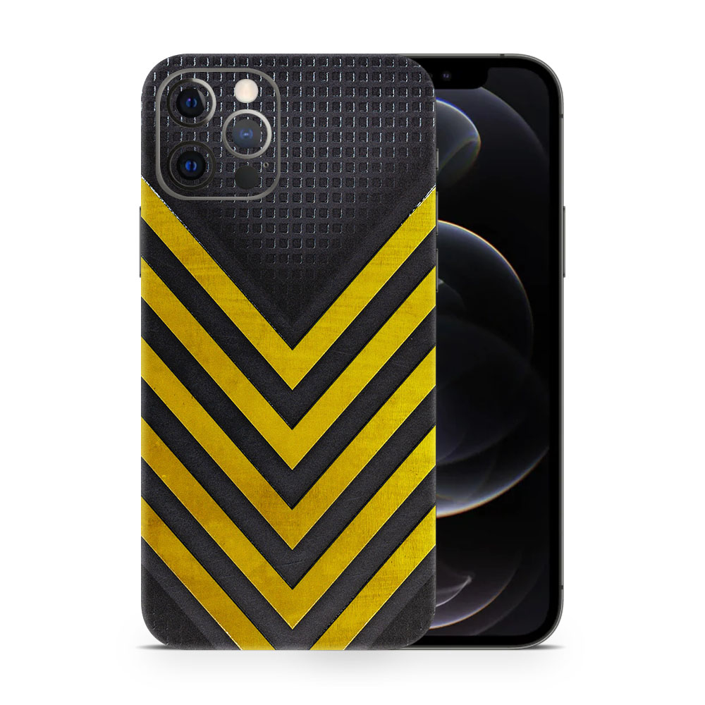 IPhone 12 Pro Arrows Yellow 3D Skin - WrapitSkin The Ultimate Protection!