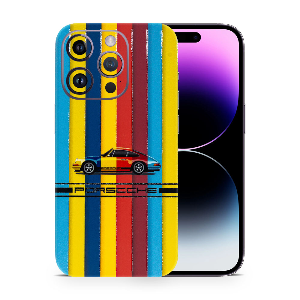 IPhone 14 Pro Porsche Multicolor 3D Skin - WrapitSkin The Ultimate ...