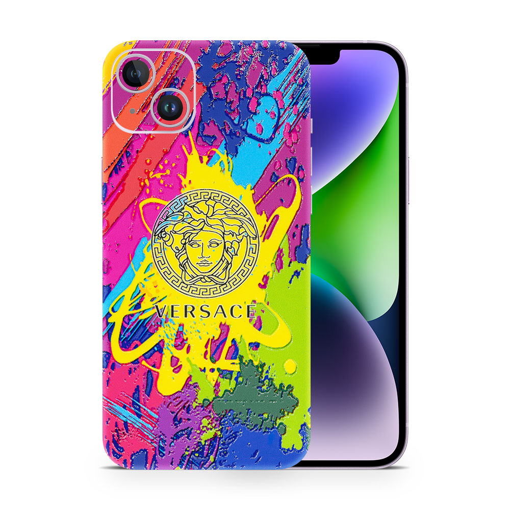 IPhone 14 Versace Colorful 3D Skin - WrapitSkin The Ultimate Protection!