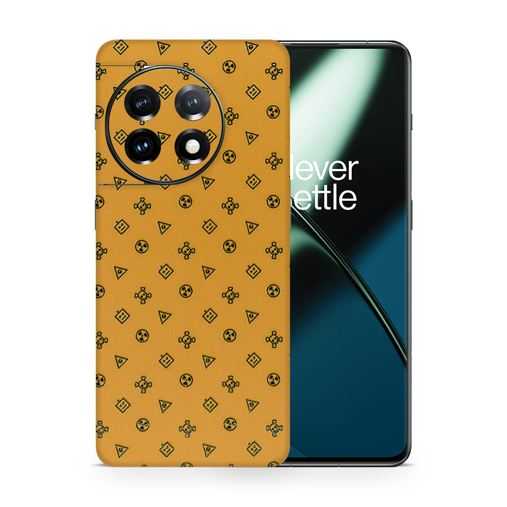 OnePlus 11 Yellow Danger 3D Skin - WrapitSkin The Ultimate Protection!
