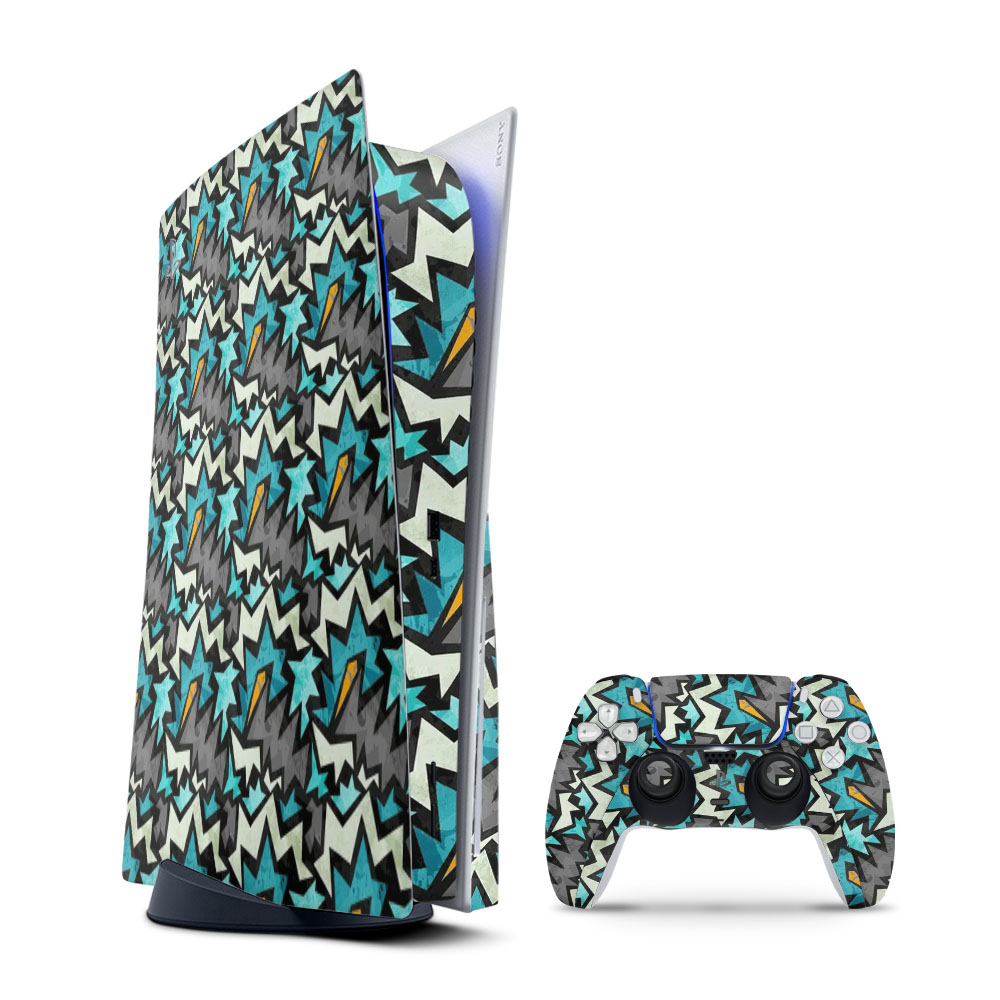 Playstation 5 DISK Edition Graffiti Harmony Skin - WrapitSkin The ...