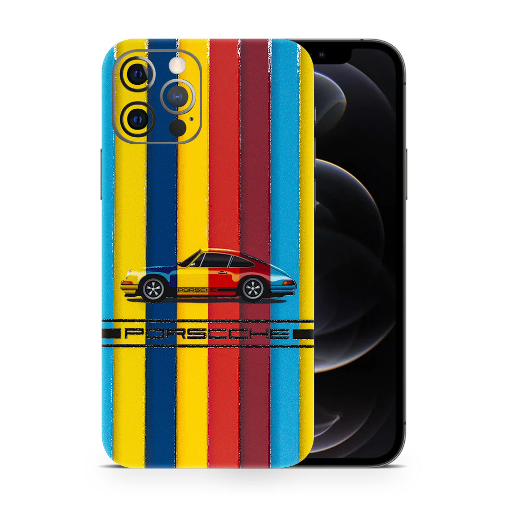 IPhone 12 Pro Porsche Multicolor 3D Skin - WrapitSkin The Ultimate ...