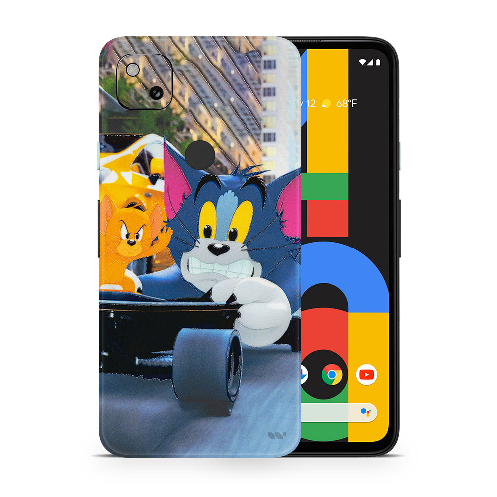 Pixel 4A Tom And Jerry 3D Skin - WrapitSkin The Ultimate Protection!