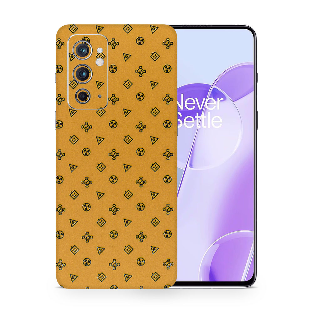 OnePlus 9RT Yellow Danger 3D Skin - WrapitSkin The Ultimate Protection!