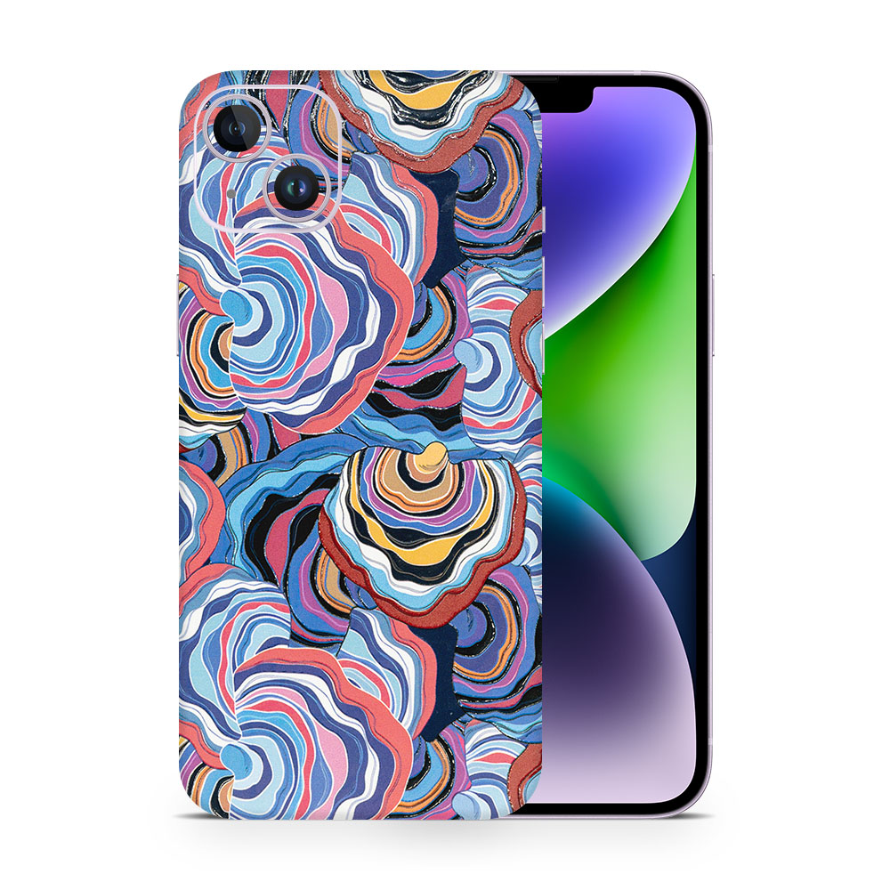 IPhone 14 Abstract Multicolor 3D Skin - WrapitSkin The Ultimate Protection!