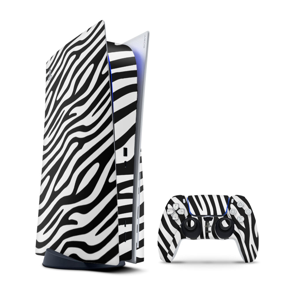 Playstation 5 DISK Edition Black And White Skin - WrapitSkin The ...