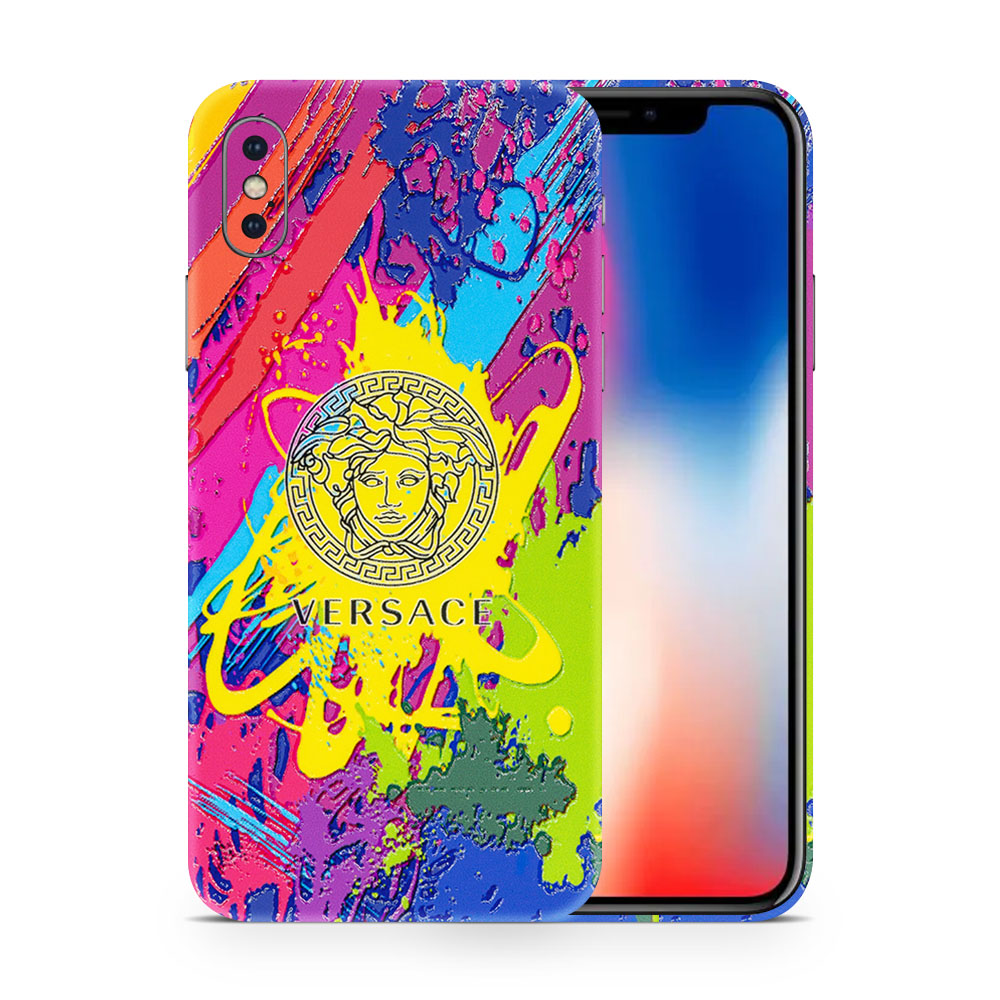 IPhone X Versace Colorful 3D Skin - WrapitSkin The Ultimate Protection!