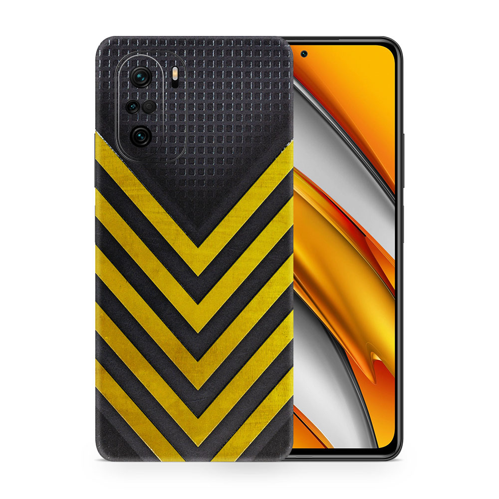 Poco F3 Arrows Yellow 3D Skin - WrapitSkin The Ultimate Protection!