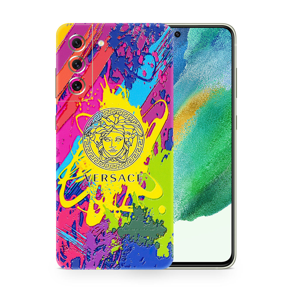 Galaxy S21 FE Versace Colorful 3D Skin - WrapitSkin The Ultimate ...