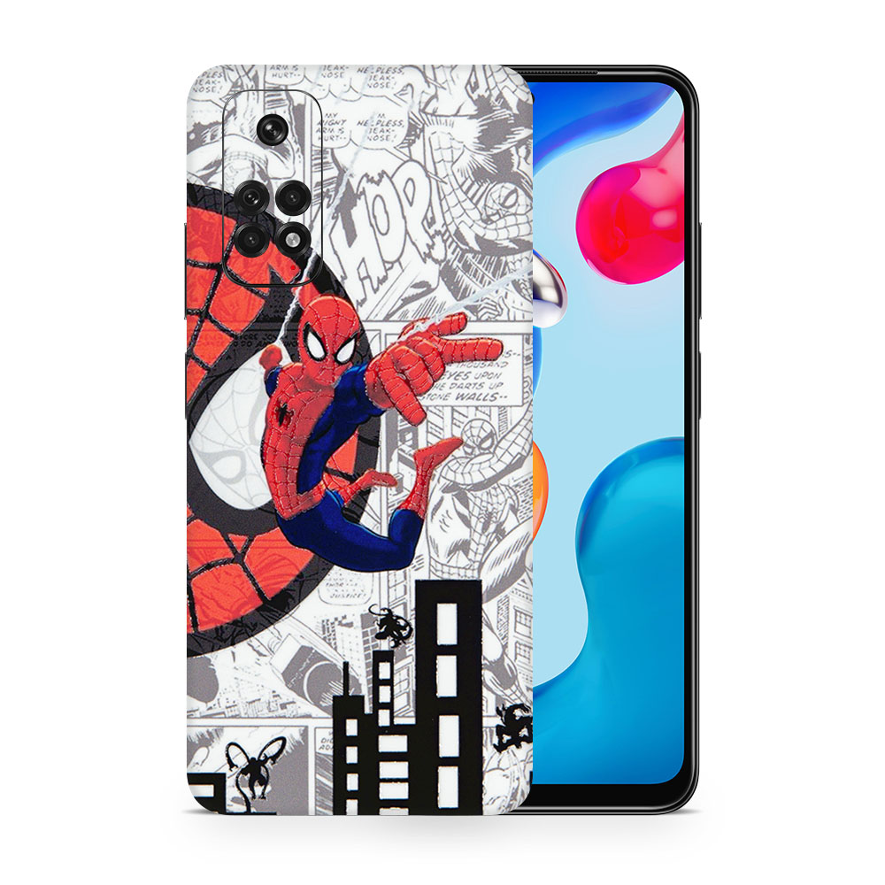 Redmi Note 11 Spiderman Comic 3D Skin - WrapitSkin The Ultimate Protection!