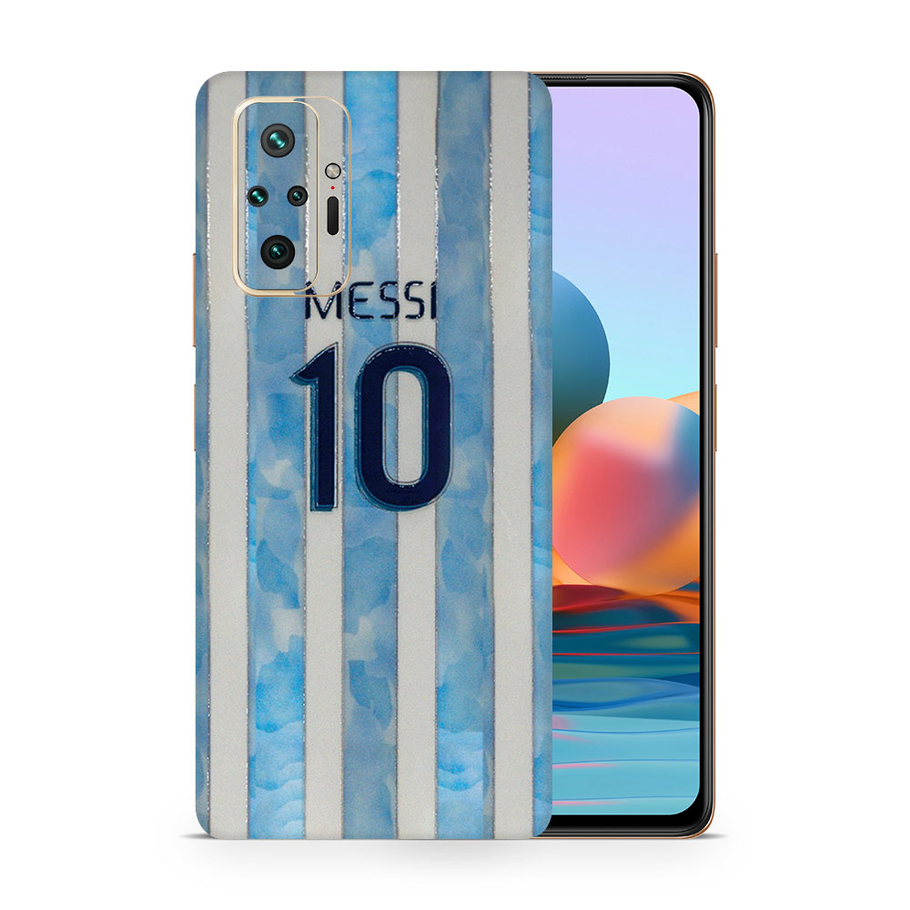 Redmi Note 10 Pro Messi 3D Skin - WrapitSkin The Ultimate Protection!