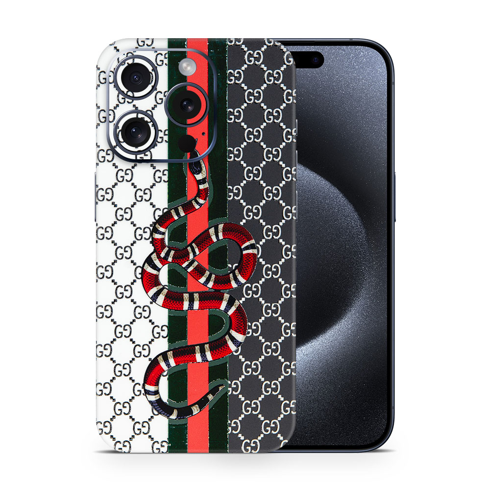 IPhone 15 Pro Gucci 3D Skin - WrapitSkin The Ultimate Protection!