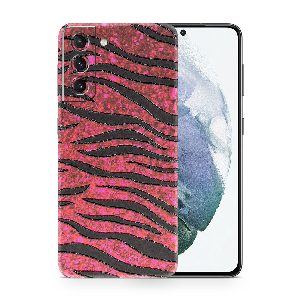 Galaxy S21 Red Zebra 3D Skin - WrapitSkin The Ultimate Protection!