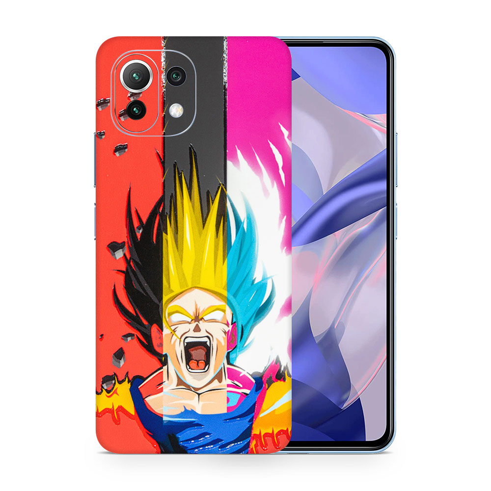 Mi 11 Lite Angry Goku 3D Skin - WrapitSkin The Ultimate Protection!