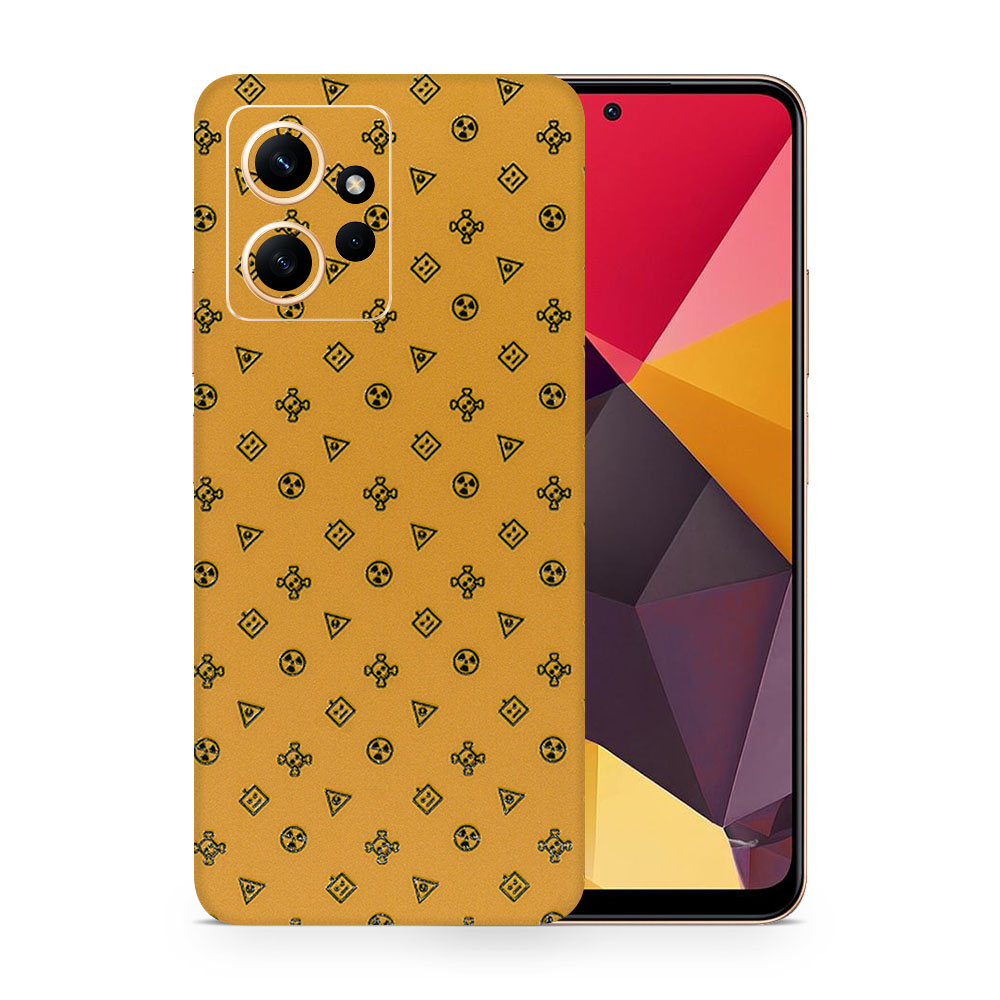 Redmi Note 12 4G Yellow Danger 3D Skin - WrapitSkin The Ultimate ...