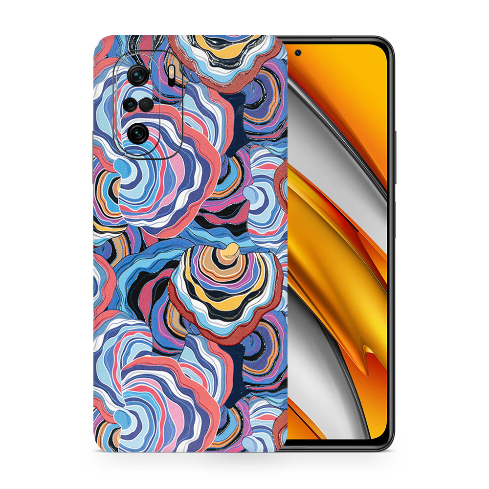 Poco F3 Abstract Multicolor 3D Skin - WrapitSkin The Ultimate Protection!