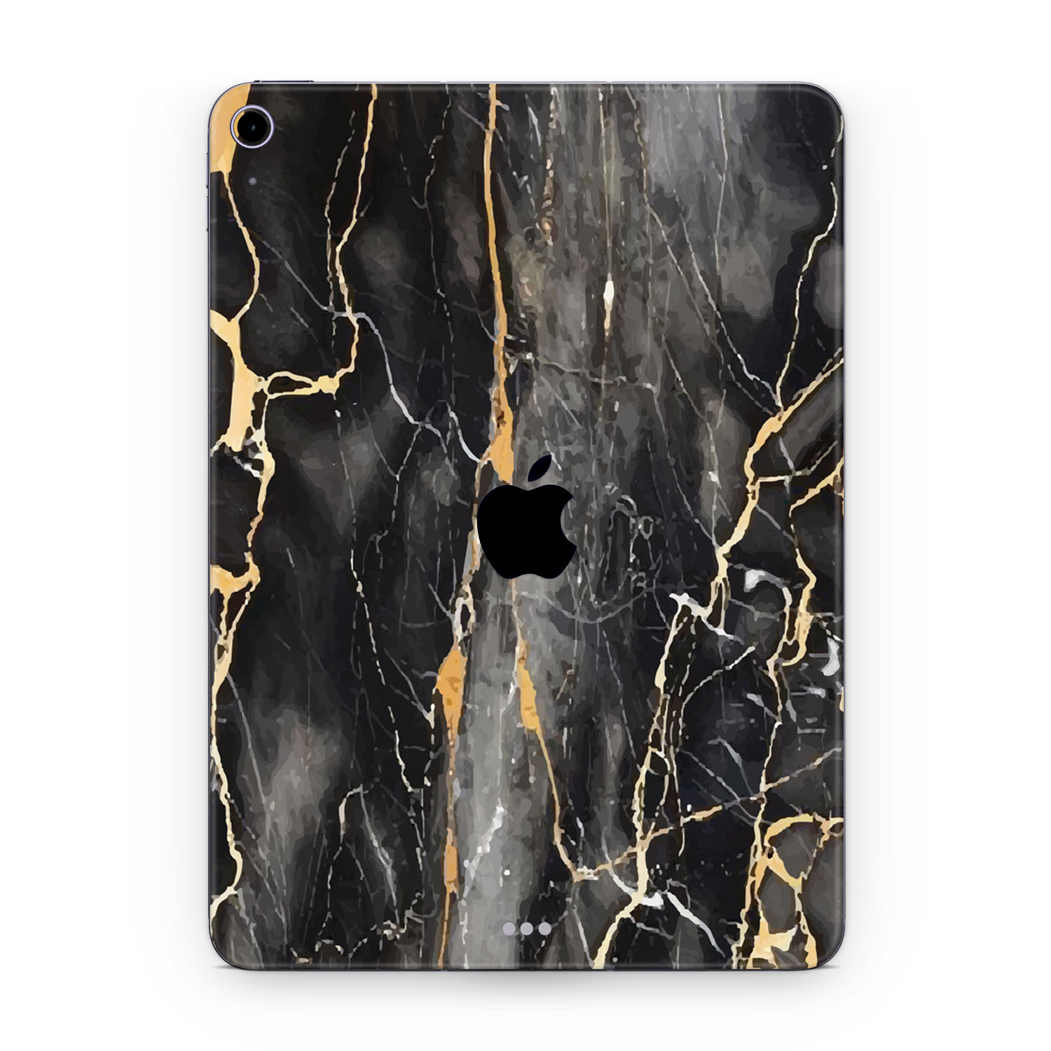 IPad Air 4 Black Gold Fusion Art Skin - WrapitSkin The Ultimate Protection!