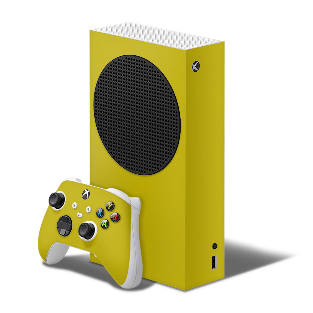 Xbox Series S Satin Bitter Yellow Skin - WrapitSkin The Ultimate ...