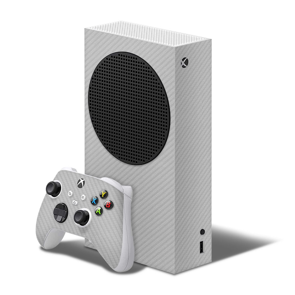 Xbox Series S Carbon Fiber Gray Skin - WrapitSkin The Ultimate Protection!