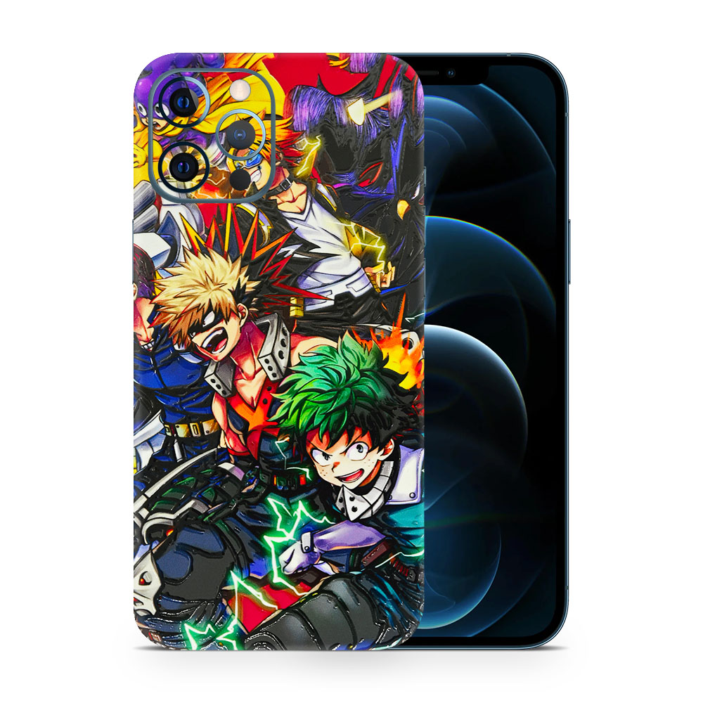 IPhone 12 Pro Max My Hero 3D Skin - WrapitSkin The Ultimate Protection!