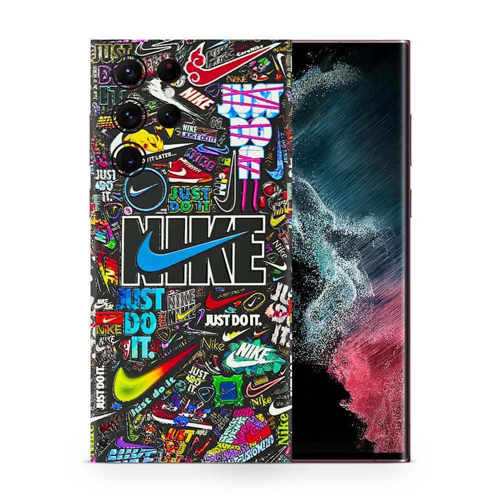 Galaxy S22 Ultra Nike Logos 3D Skin - WrapitSkin The Ultimate Protection!