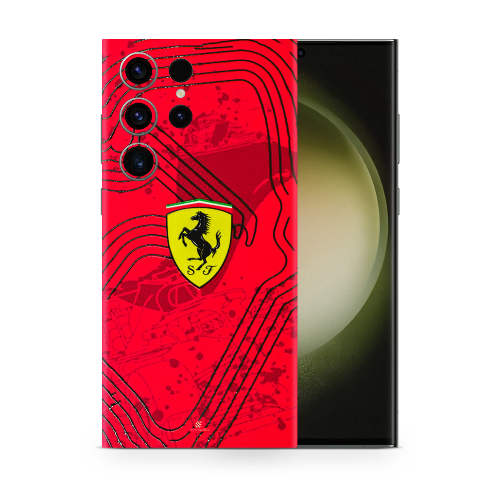 Galaxy S23 Ultra Ferrari's Blaze 3D Skin - WrapitSkin The Ultimate ...