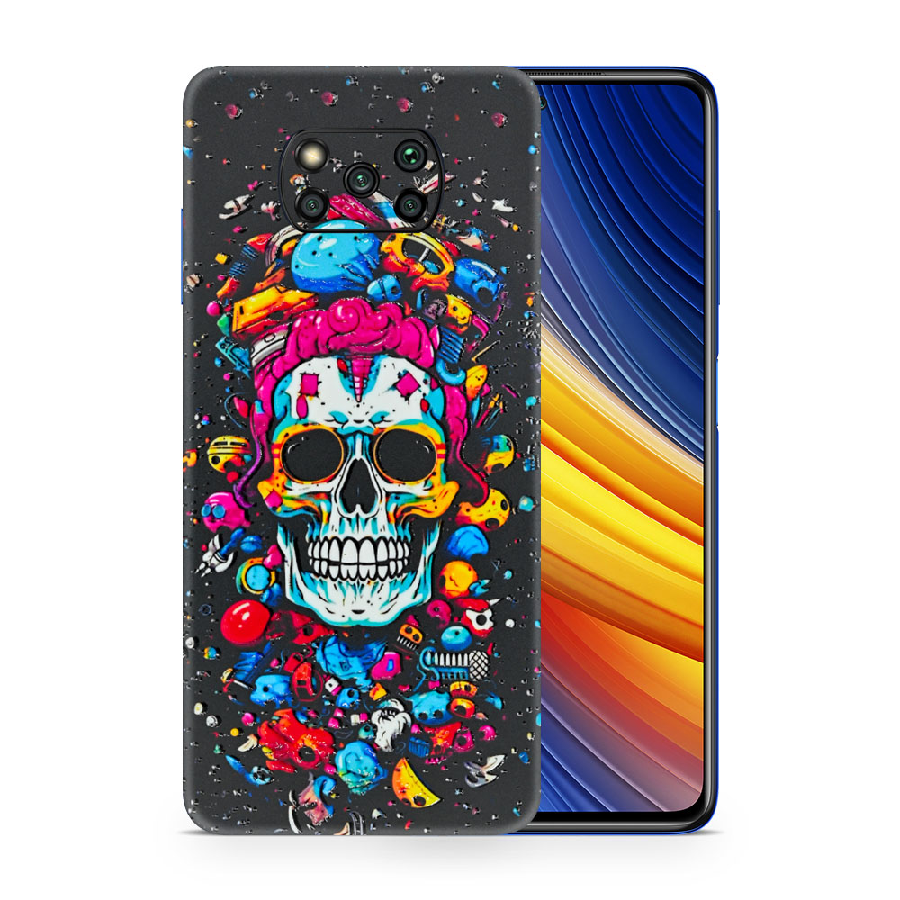 Poco X3 Skull 3D Skin - WrapitSkin The Ultimate Protection!