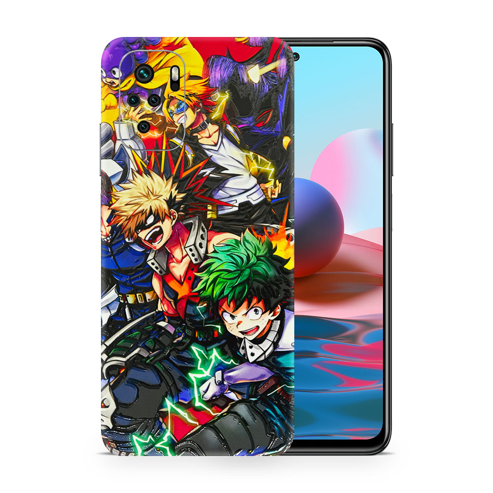 Redmi Note 10S My Hero 3D Skin - WrapitSkin The Ultimate Protection!