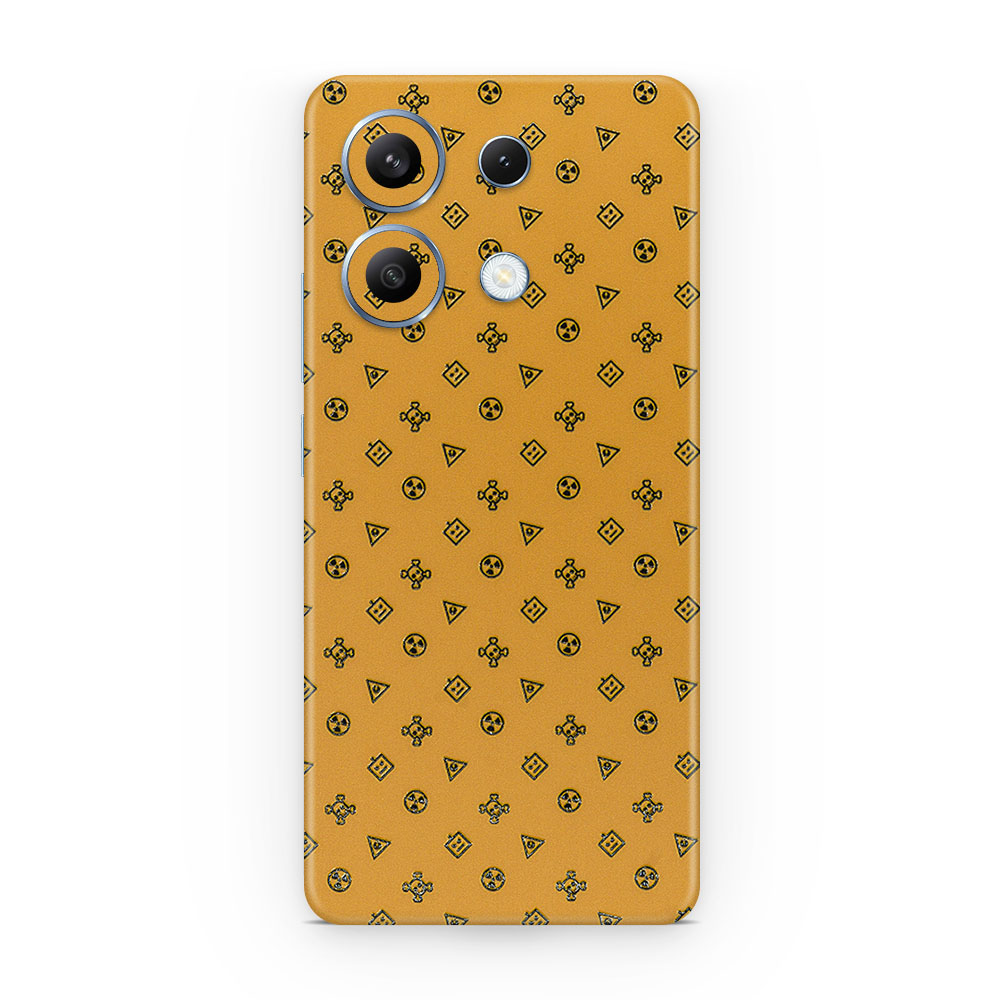 Redmi Note 13 4G Yellow Danger 3D Skin - WrapitSkin The Ultimate ...